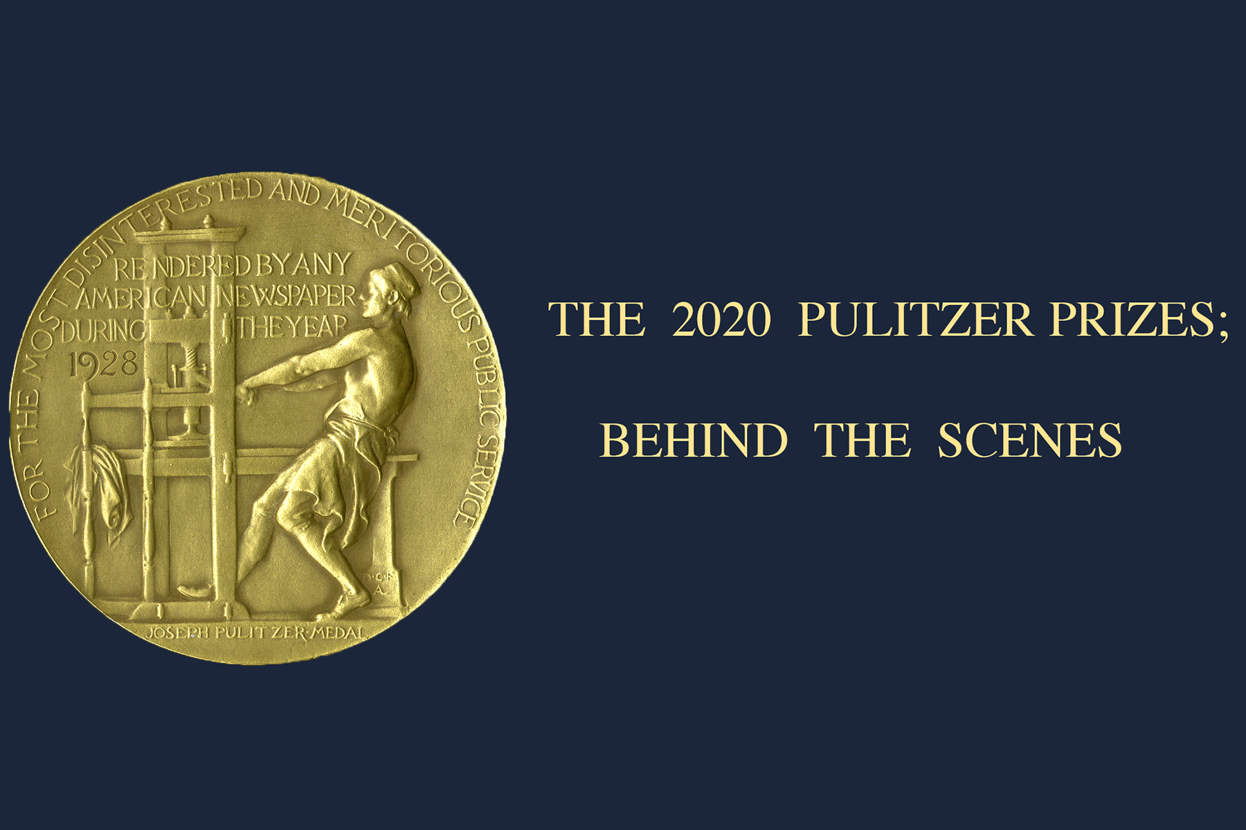 Behind The Scenes At The Pulitzer Prizes The Pulitzer Prizes