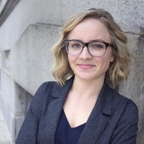 Madison Hopkins of the Better Government Association and Cecilia Reyes ...