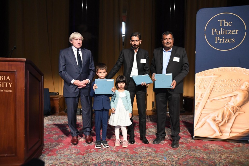 Adnan Abidi, Sanna Irshad Mattoo, Amit Dave and the late Danish ...