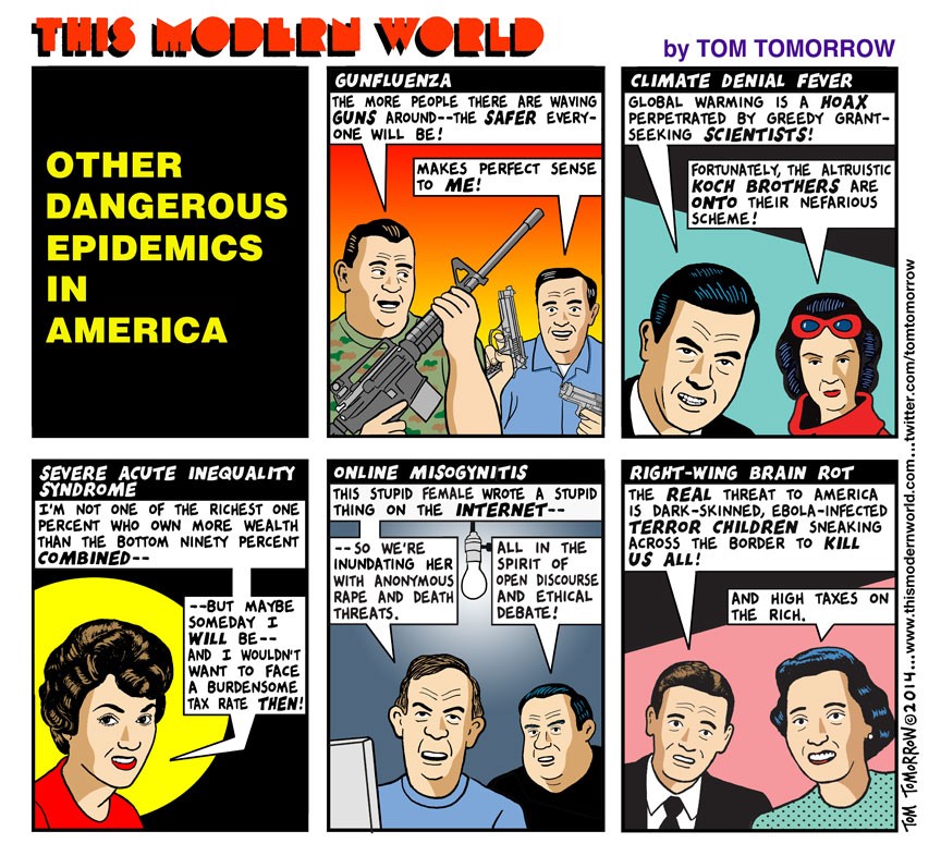 Dan Perkins, drawing as Tom Tomorrow of Daily Kos - The Pulitzer Prizes